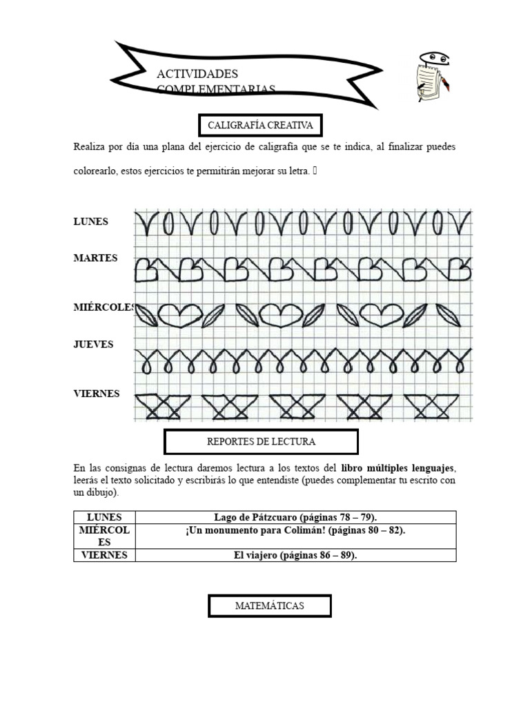 Actividades Complementarias 1 | PDF | Métodos y materiales de enseñanza