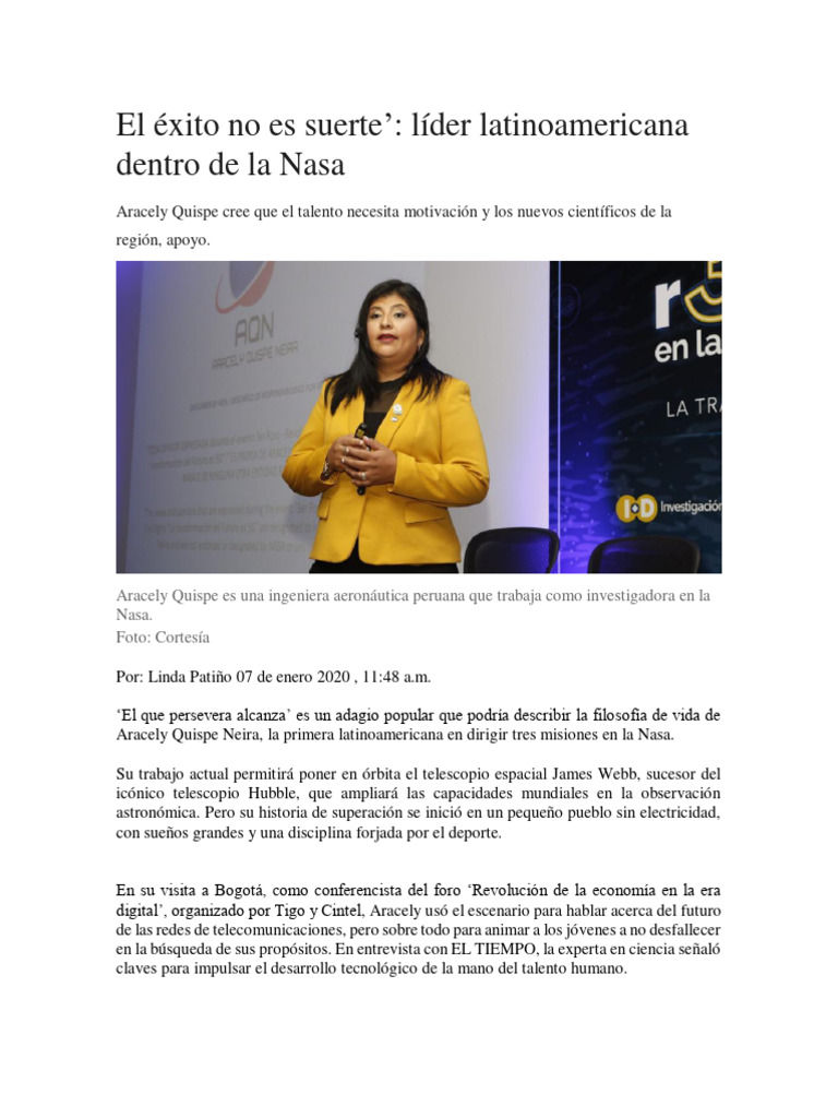 El Éxito No Es Suerte Pdf