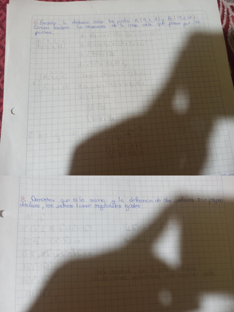 John Cadena Vectores | PDF