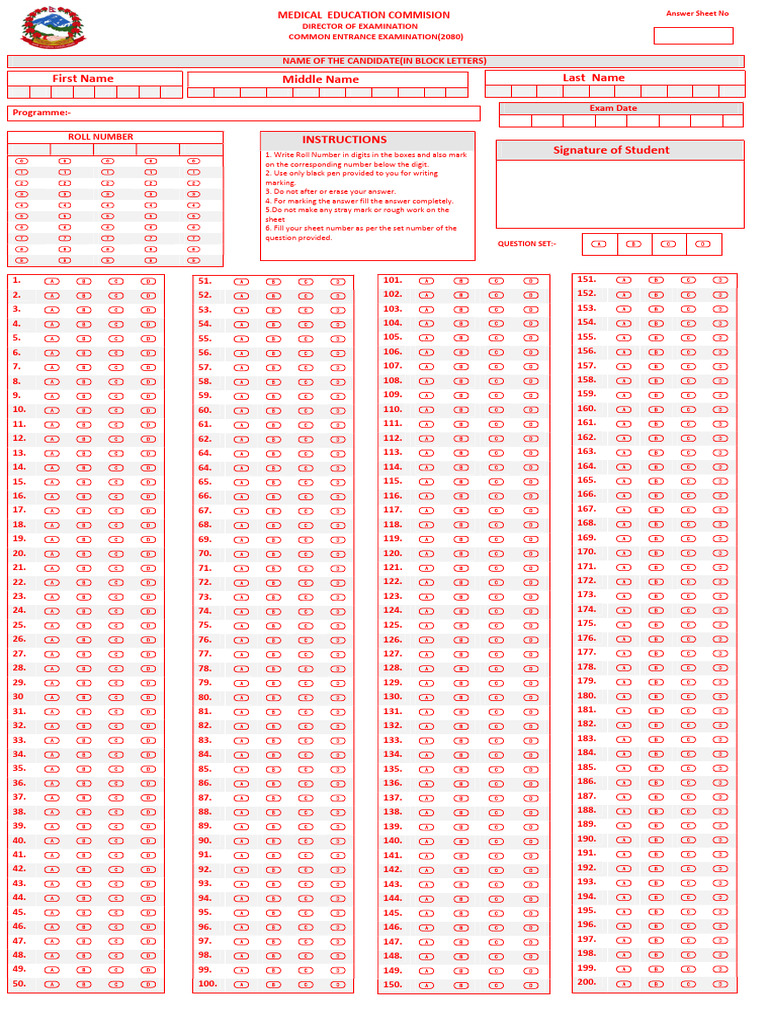 Cee Omr | Download Free PDF | Schools | Student Assessment And Evaluation