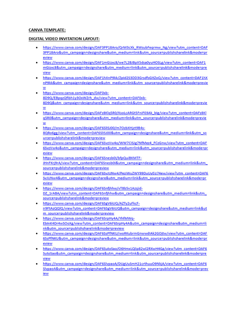 Canva Template 1 | PDF