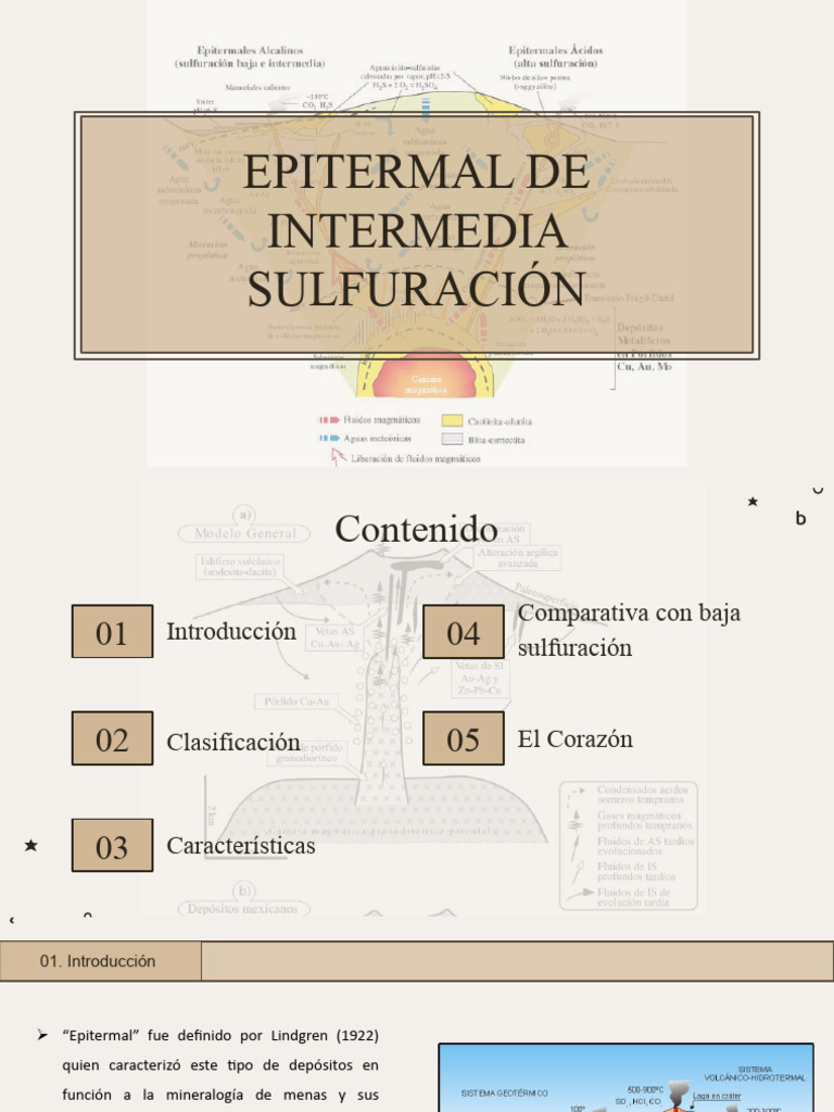 Epitermal Intermedia Sulfuracion Maji Paul | PDF | Mineral | Minerales