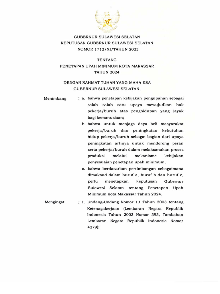SK UMK Makassar 2024 | PDF