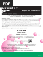 Insecticida Orgánico Entrust SC: Ficha Técnica | PDF