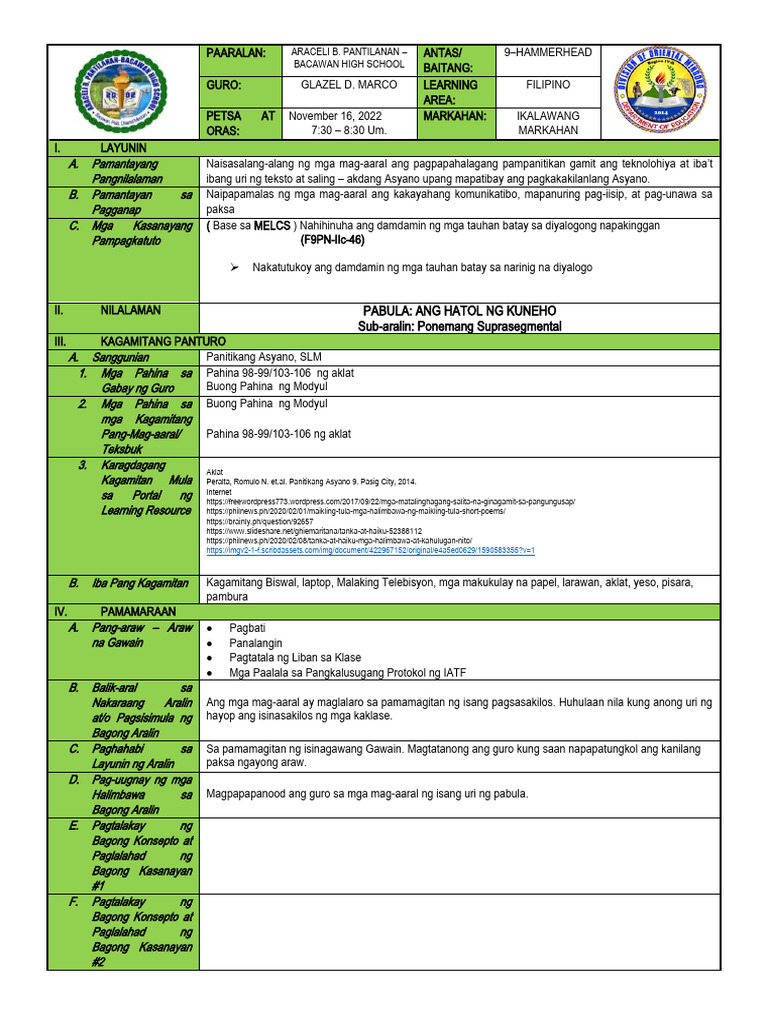 LP FIL - 9 Q2 - M2a | PDF