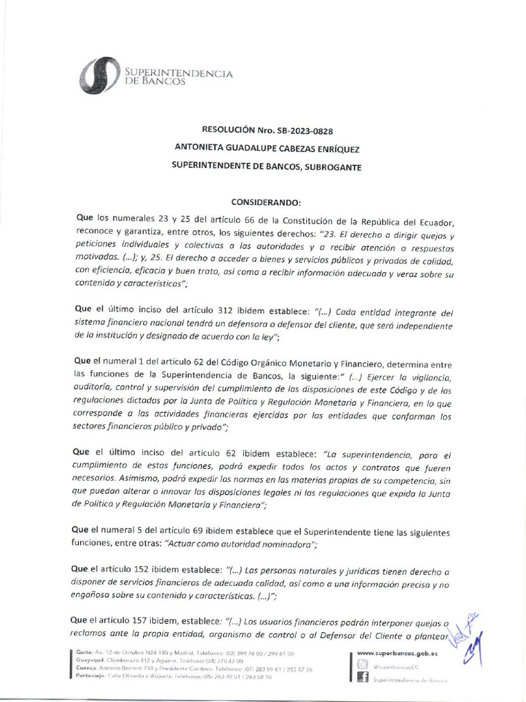 Resolucion SB 2023 0828 2 | PDF