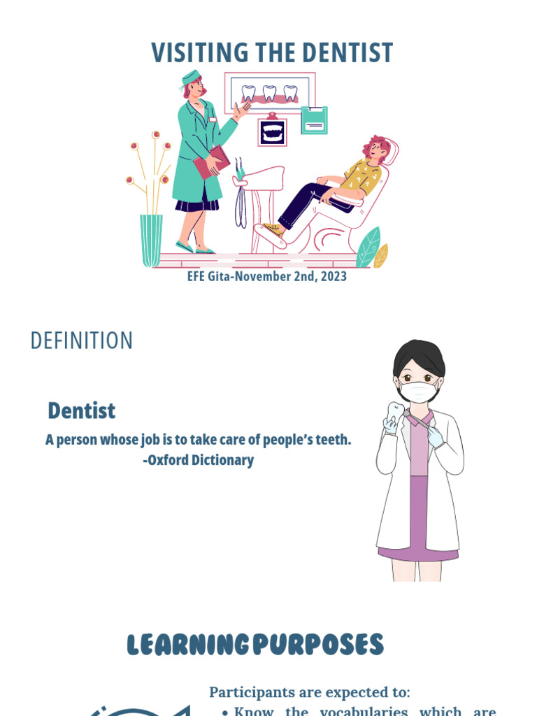Visiting The Dentist - Efe Gita Nov22023 | PDF | Dentistry | Dentist