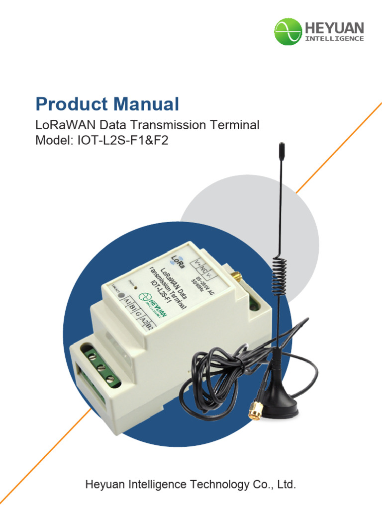 LoRaWAN (IOT L2S F1&F2) | PDF | Internet Of Things | Computer Engineering
