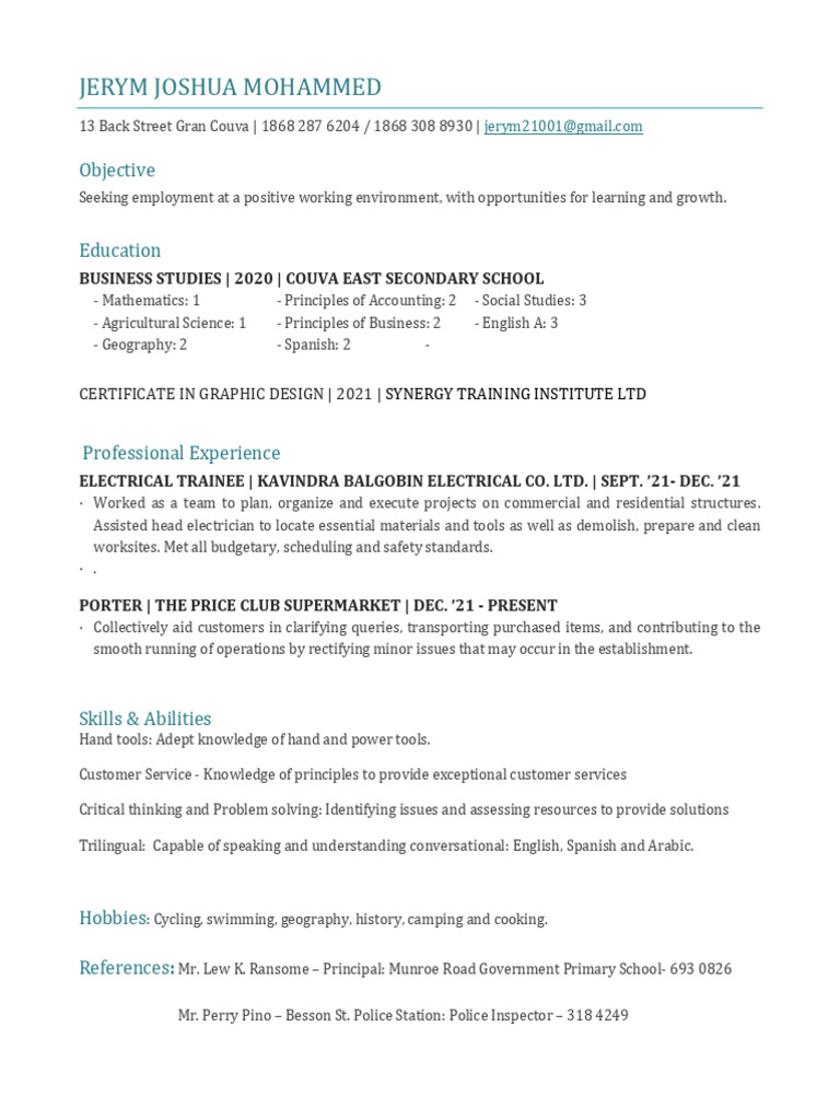 JJM PDF Resume | PDF