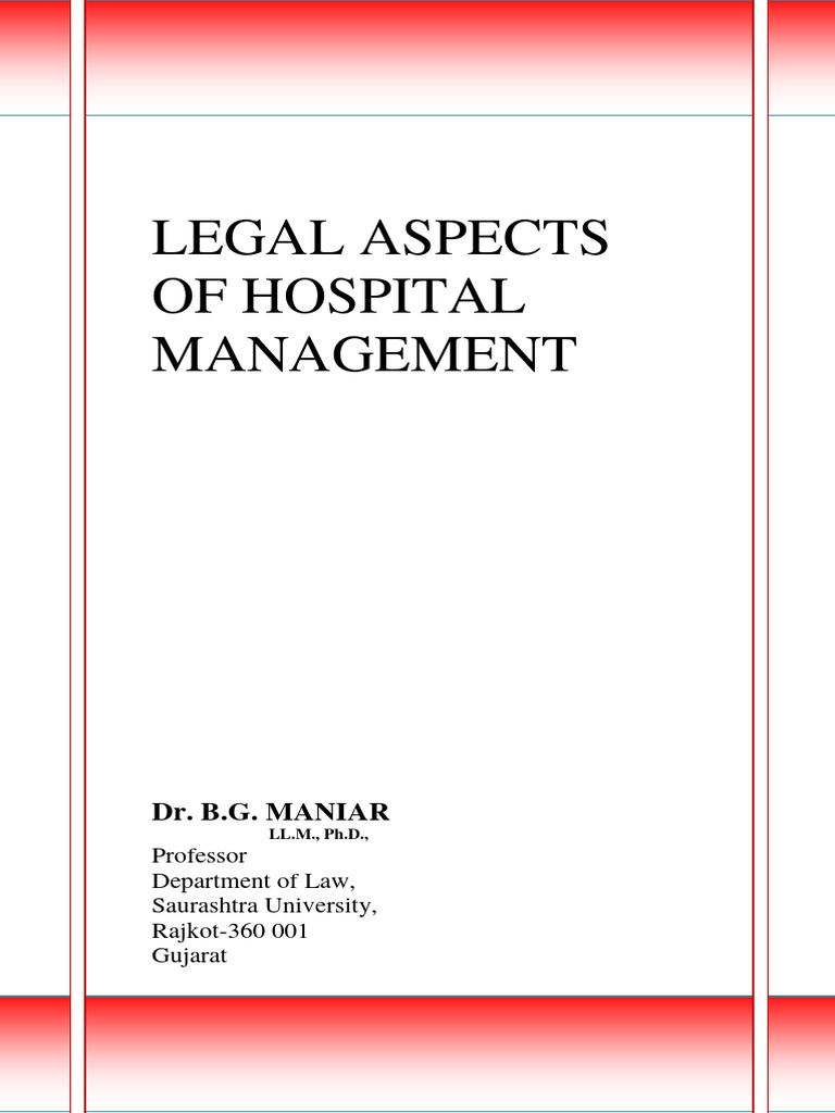 Legal Aspect of Hospital Management | PDF | Appeal | Jurisdiction
