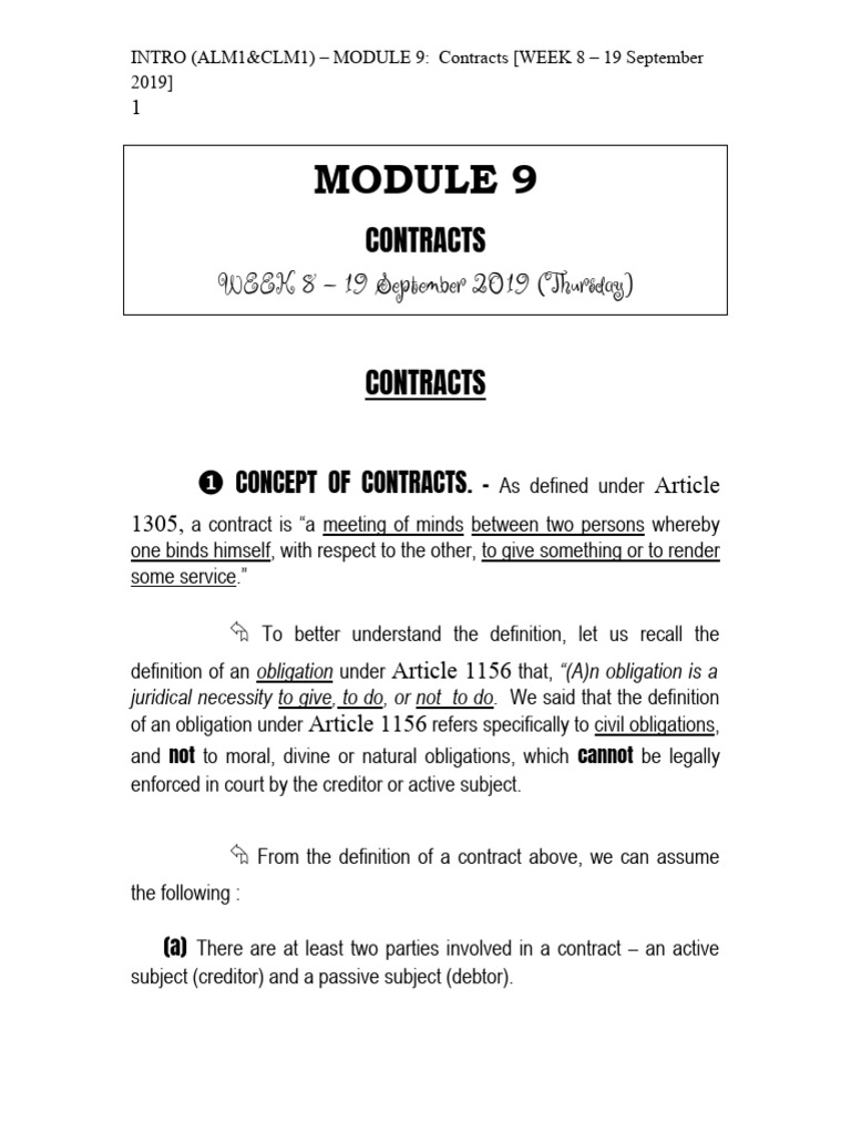 Mod9 Itl | PDF | Lease | Loans