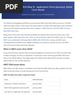 NEET 2026 Countdown Tracker | PDF