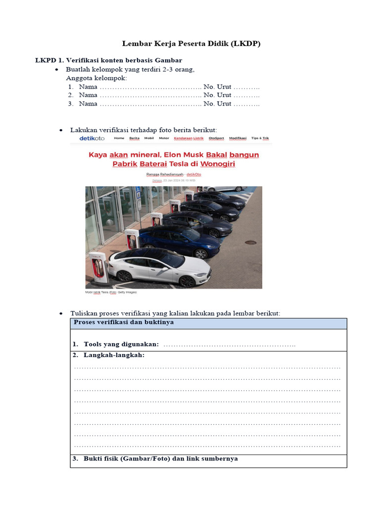 LKPD Cek Fakta | PDF