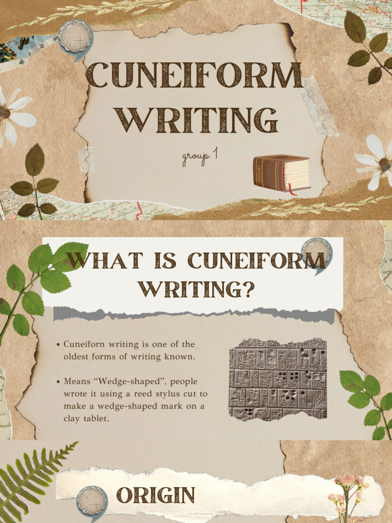 Cuneiform Writing | PDF | Cuneiform | Epic Of Gilgamesh