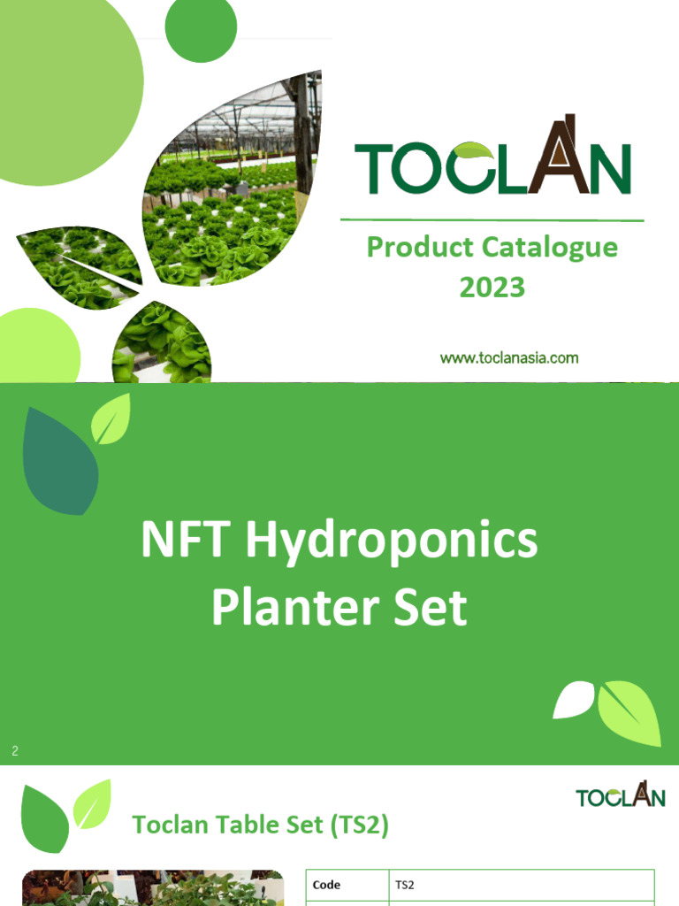 Toclan Product Catalogue Jan2023 | PDF | Hydroponics | Horticultural ...