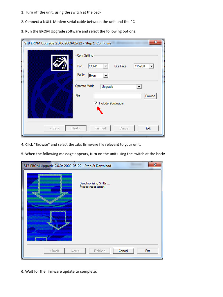 Firmware Upgrade | PDF