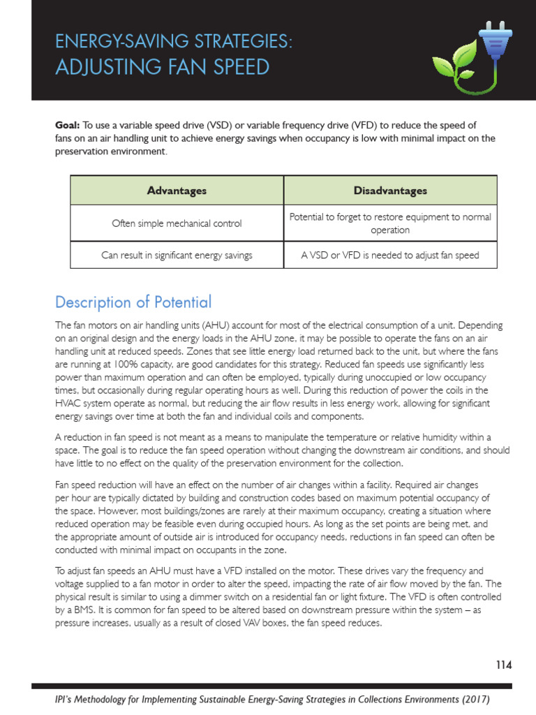 11 Methodology Guidebook Adjusting Fan Speed | PDF | Energy ...