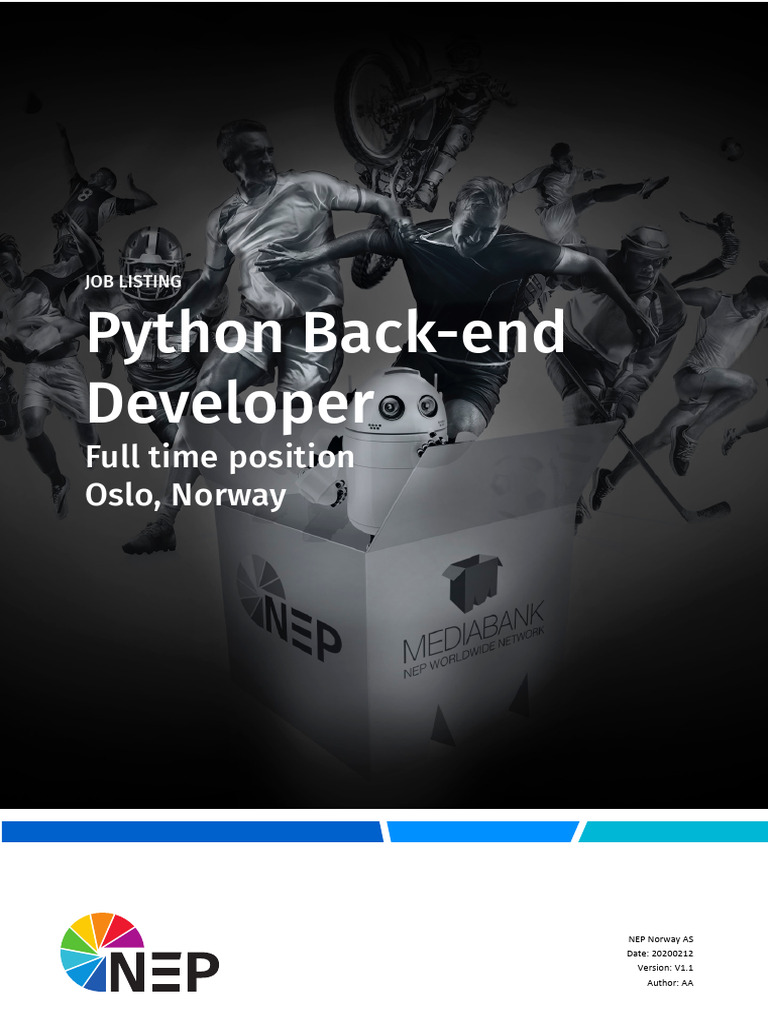 627284546ff95439119f5ebf - Python Back-End Developer | PDF | Cloud Computing | Computing