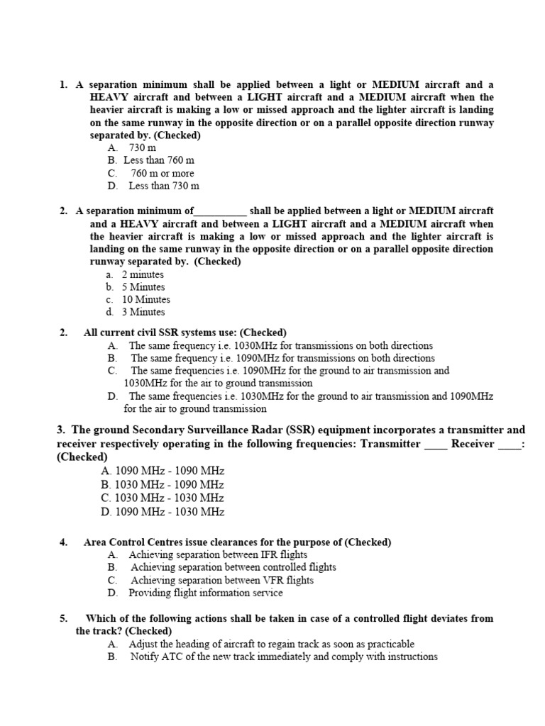 Atm 1 | PDF | Sea Level | Instrument Flight Rules