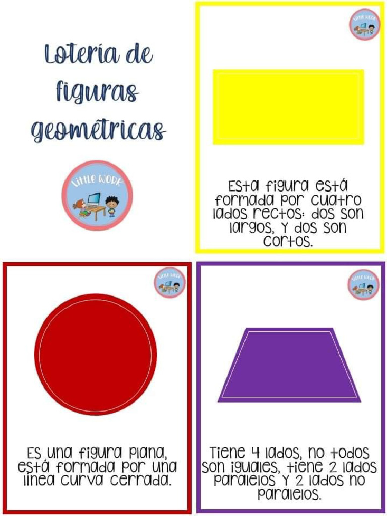 ??loteria Figuras Geometricas | PDF