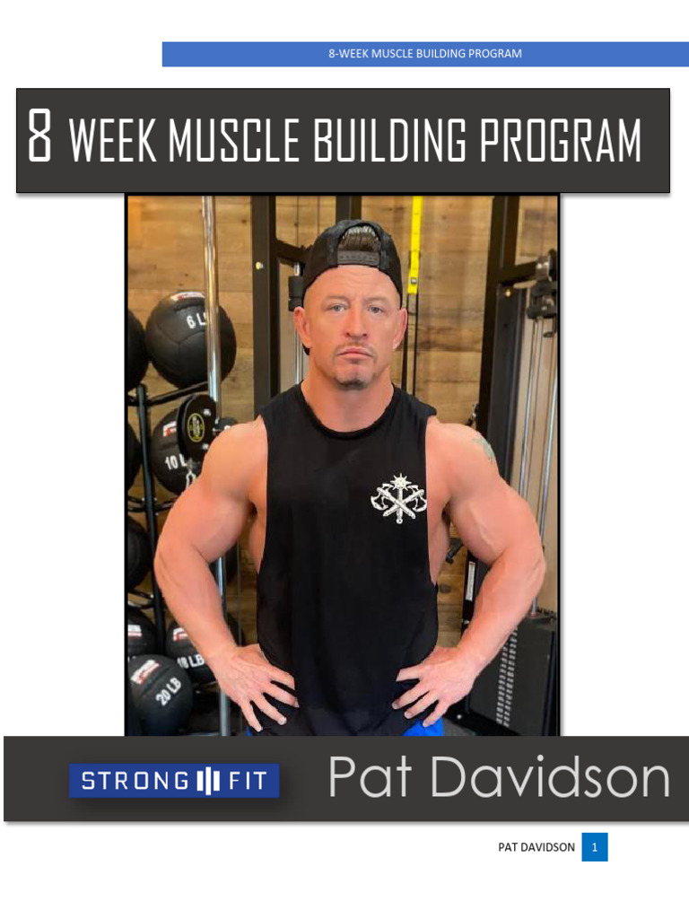 Muscle Building Program - Pat Davidson | PDF | Skeletal Muscle ...