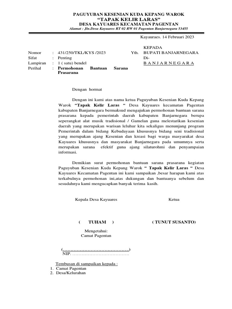 Contoh Proposal 2024 | PDF