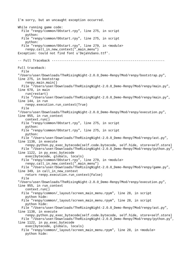 Traceback | PDF | Software | Application Software