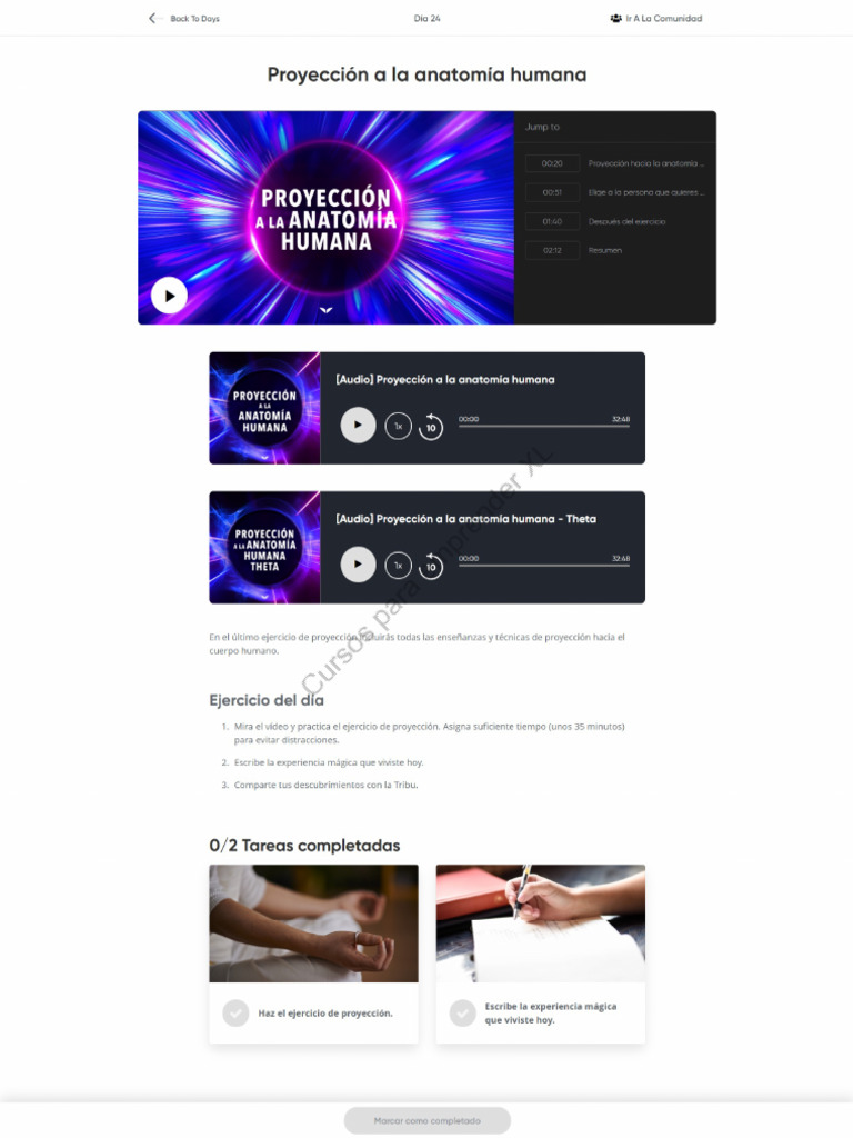 0.captura de Pantalla Day 24 - Proyección A La Anatomía Humana | PDF