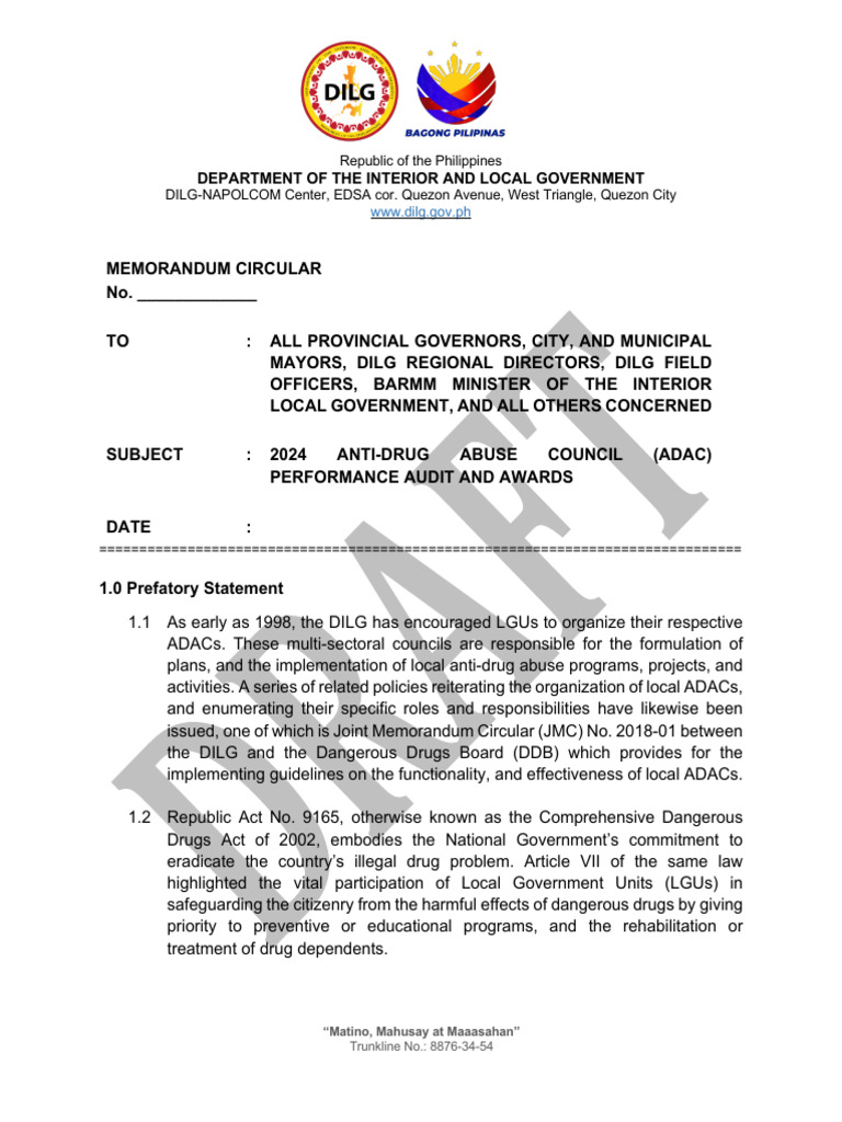 DRAFT 2024 ADAC Performance Audit | PDF | Audit | Government