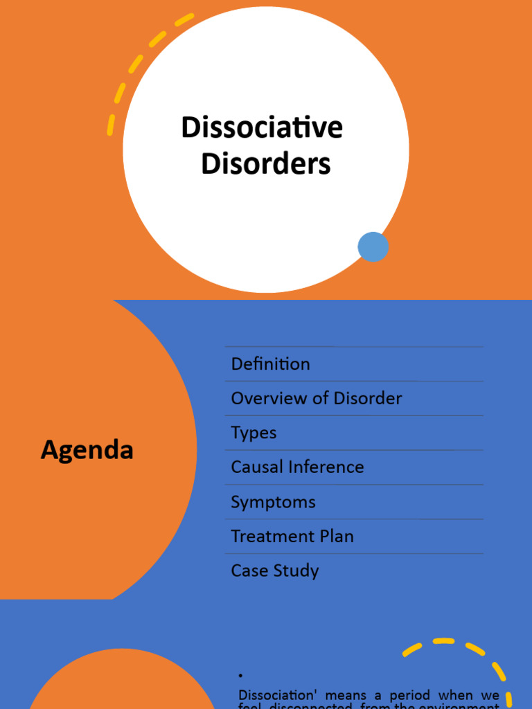 Dissociative Disorders Psychopathology Presentation | PDF ...