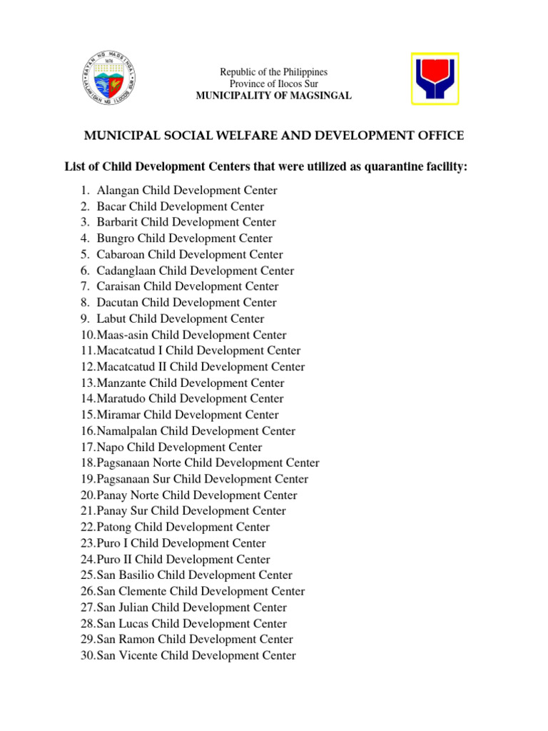 CDC Used As Isolation Centers | PDF