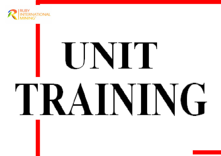 Unit Training | PDF