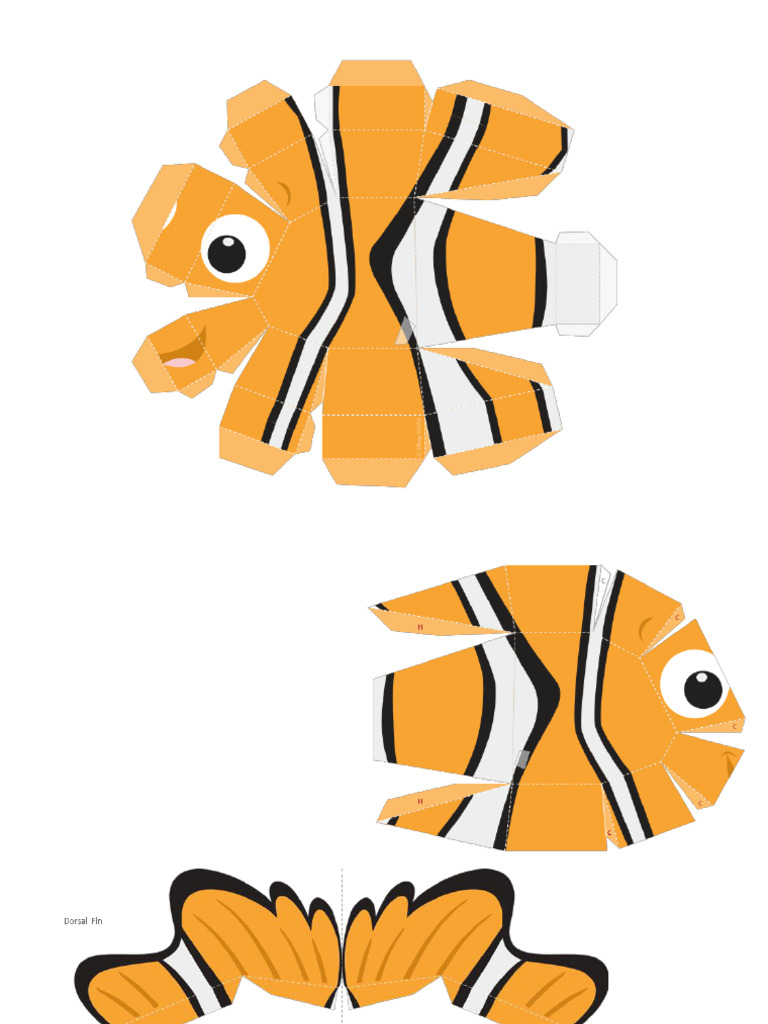 Molde Pez Payaso | PDF