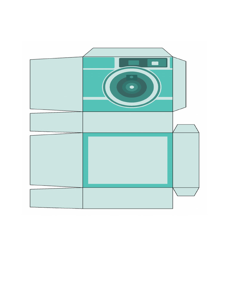 Printable Camera Gift Box Templaten 6442.Jpg | PDF