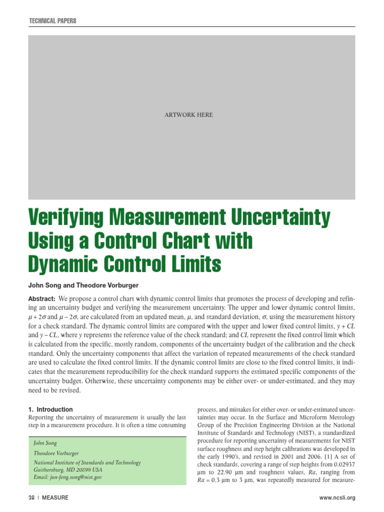 Verifying Measurement Uncertainty | PDF | Calibration | Metrology Verifying Measurement Uncertainty | PDF | Calibration | Metrology