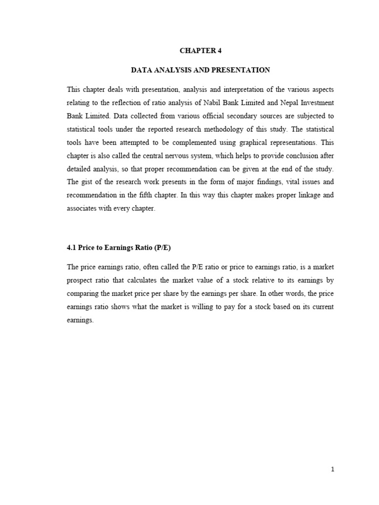 CHapter 4 - Thesis | PDF | Errors And Residuals | Price–Earnings Ratio