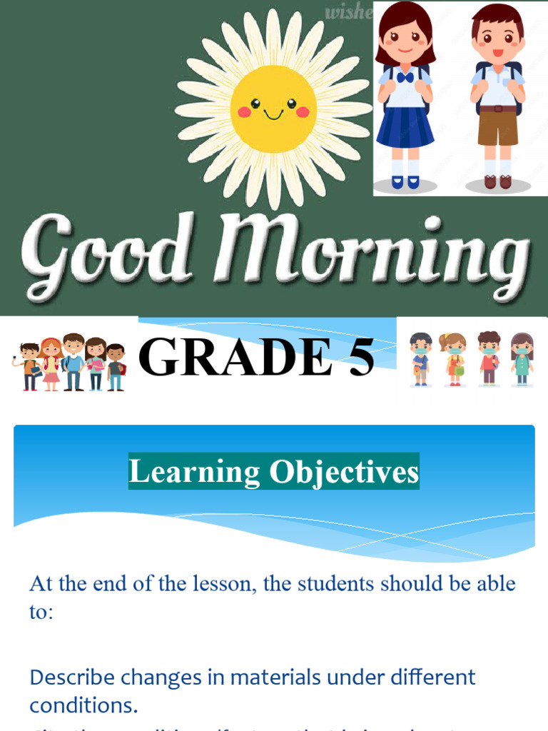 Science 5 | PDF | Chemical Substances | Matter