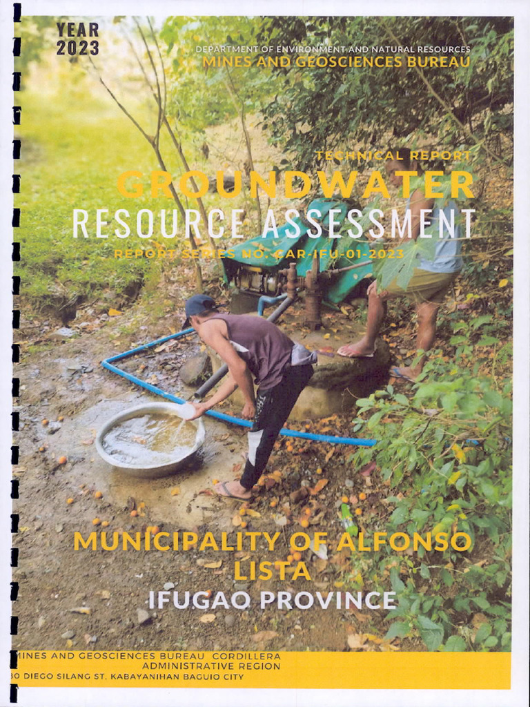 Groundwater - Alfonso Lista, Ifugao | PDF