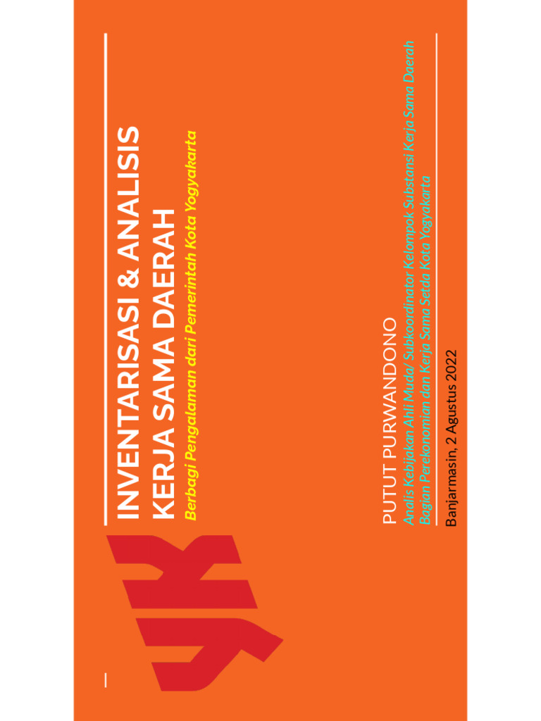 Pemko Yogyakarta - Inventarisasi Dan Analisis KSD - Putut Purwandono - 26 Juli 2022.pptx - Pemko ...
