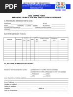 Template For The State of The Barangay Address | PDF
