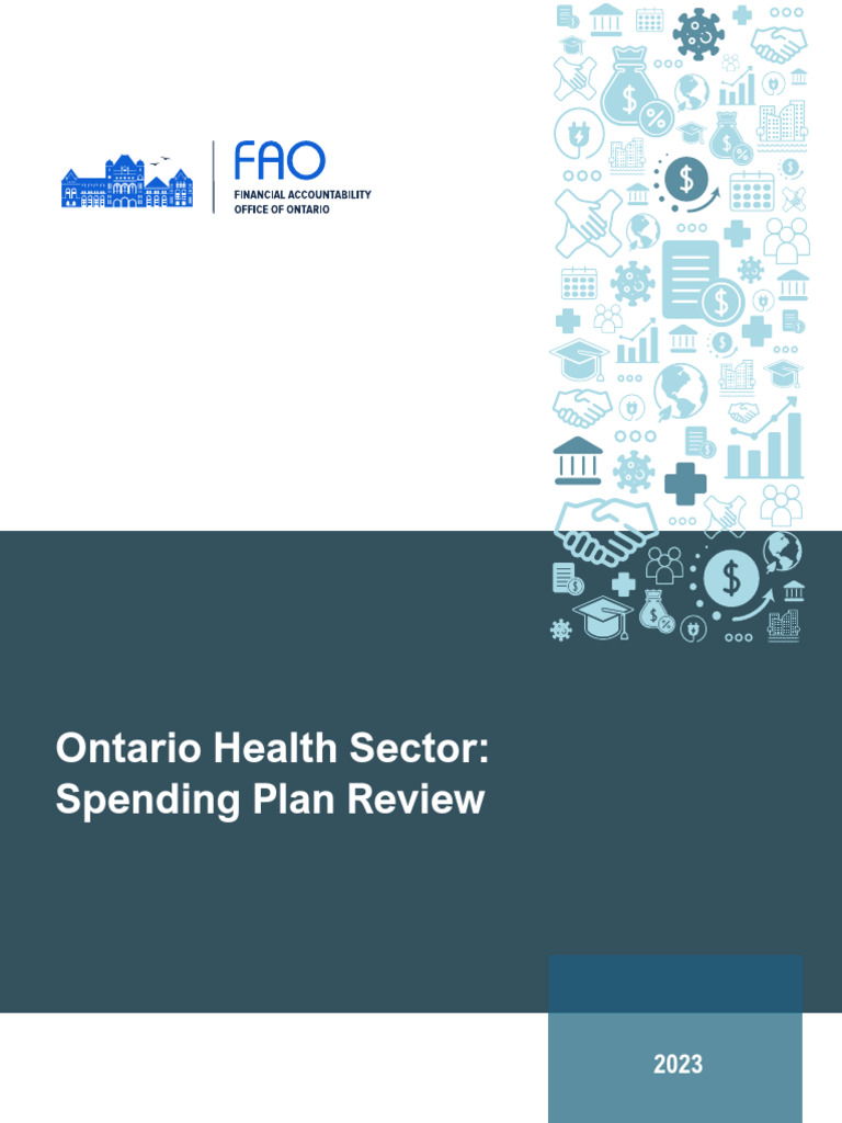 Ontario Health Sector Spending Plan Review-EN | PDF | Emergency ...