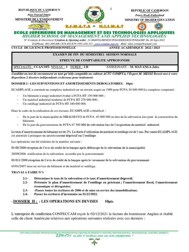 SN Compta Appro | PDF