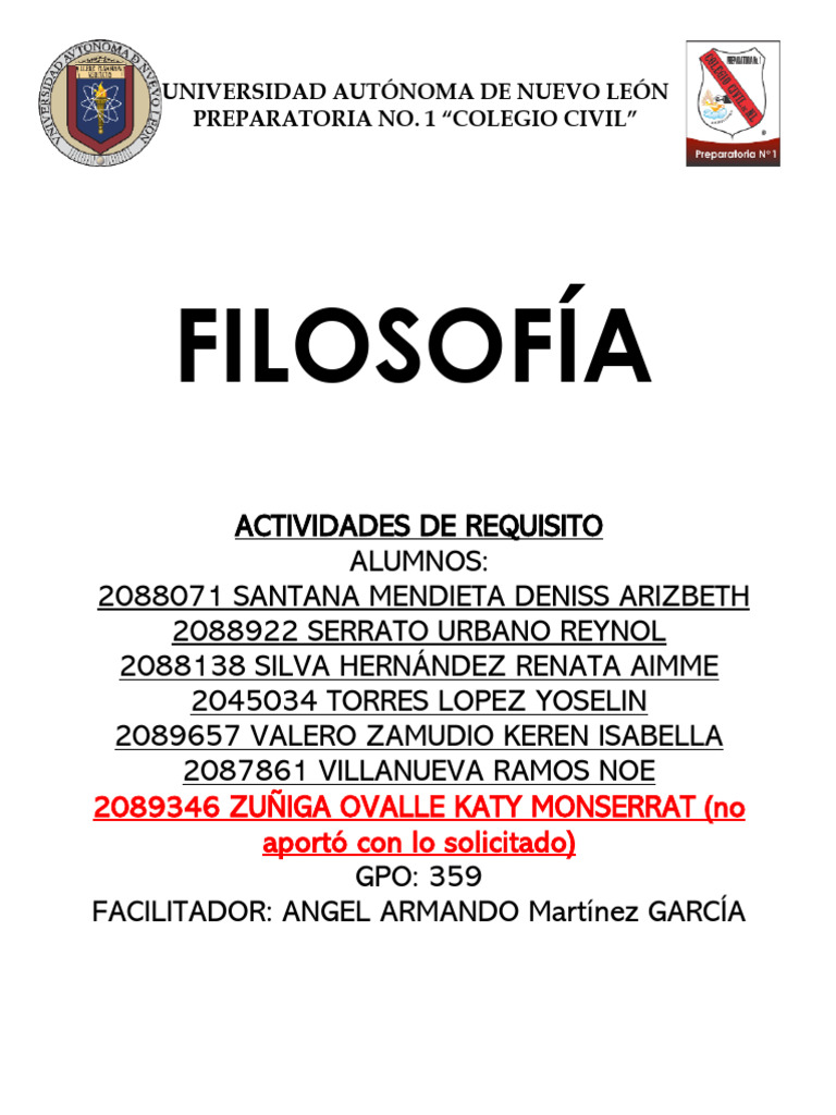 Ev4 Equipo6 Filo | PDF | Conocimiento | Verdad