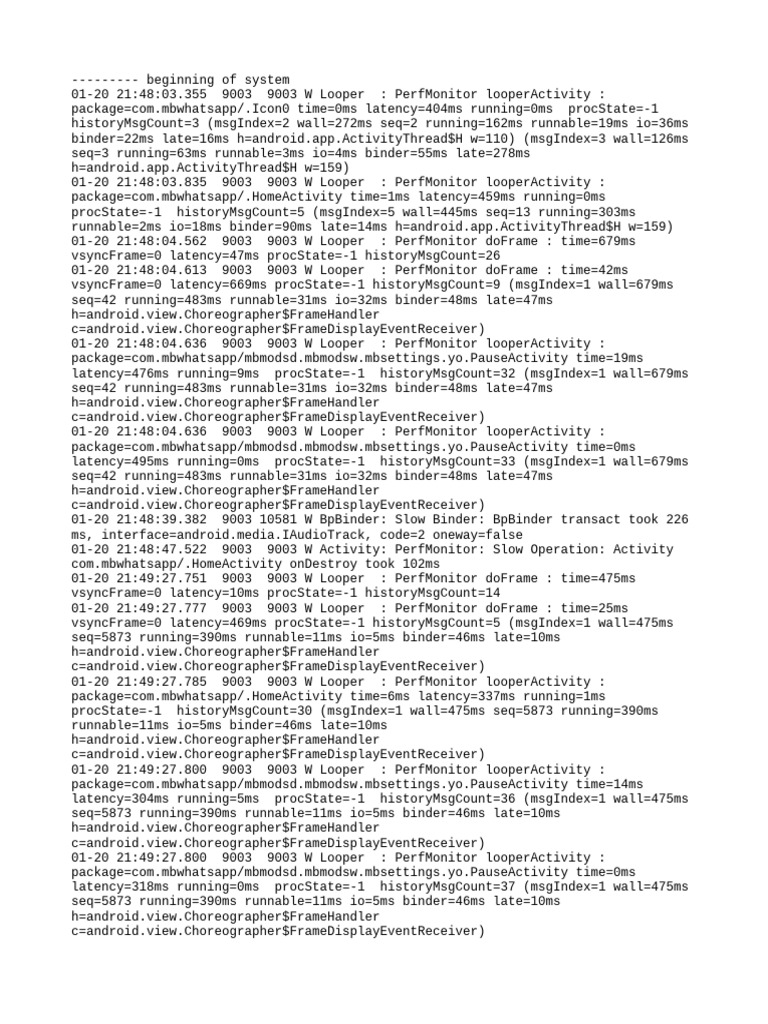 Logcat | PDF | Java (Programming Language) | Android (Operating System) Logcat | PDF | Java (Programming Language) | Android (Operating System)