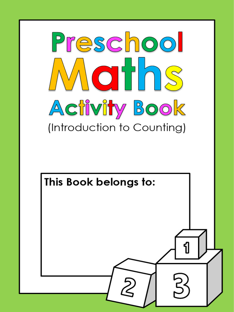 Maths Preschool Activity Book | Download Free PDF | Download | Computer ...