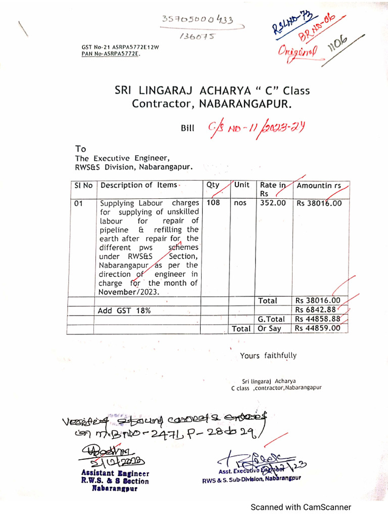 8'12'24labour Bill | PDF