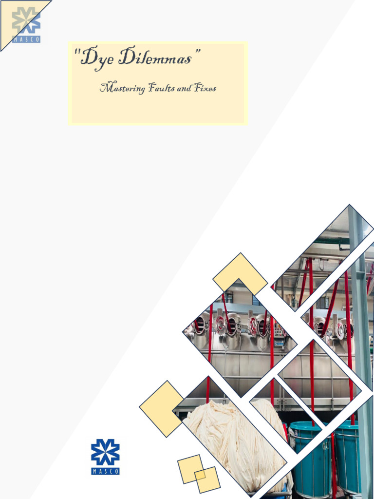 Dyeing Fault . | PDF | Textiles | Dyeing