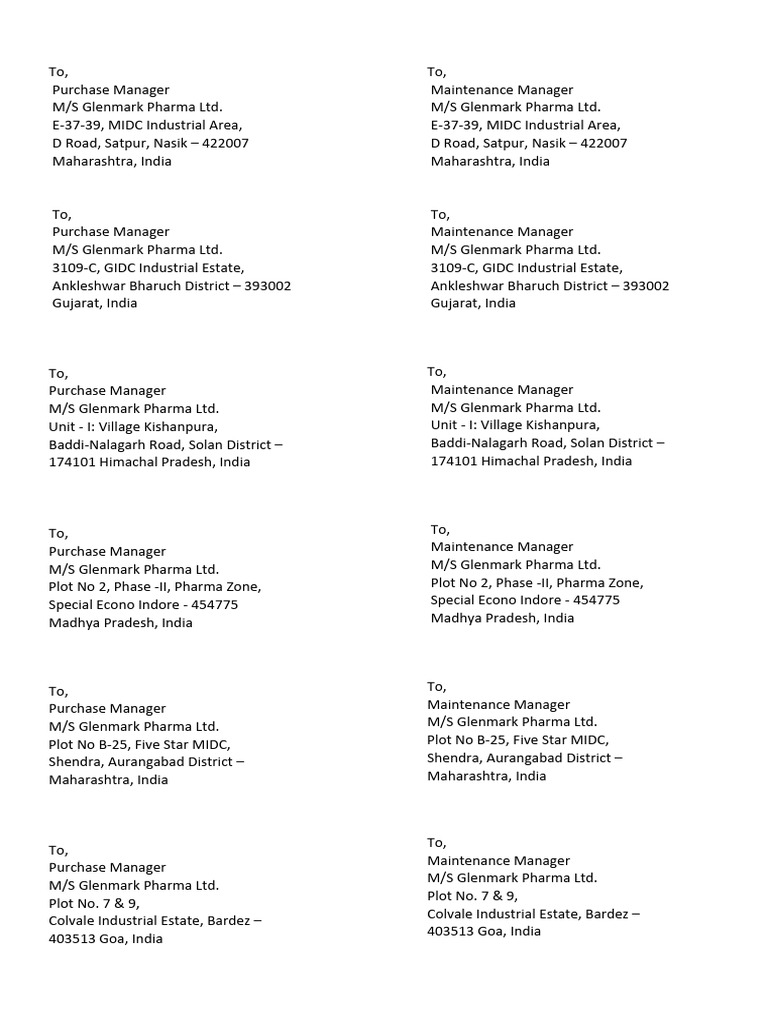 Sample Address - Copy 85 | PDF