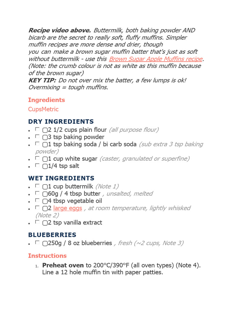 Blueberry | Download Free PDF | Muffin | Baking