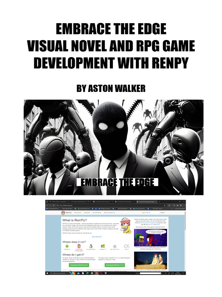 Embrace The Edge Visual Novel and RPG Game Development With Renpy | PDF ...